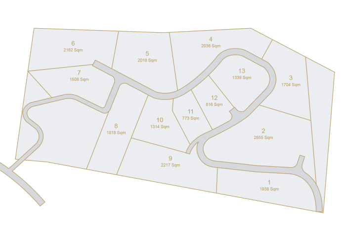 Magnetic Views Estate Lot Layout - CENTURION GLOBAL