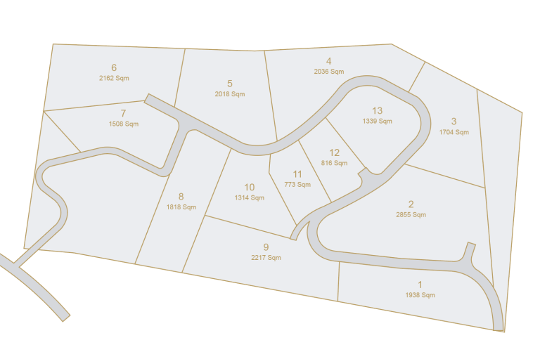 Magnetic Views Estate Lot Layout - CENTURION GLOBAL